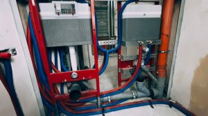 Инженерные работы в доме из техноблоков (ЧАСТЬ 1)