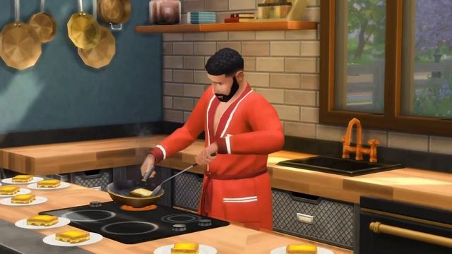 Sims 4 Grilled Cheese День сыра в Sims 4 [RUS]