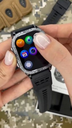 Мужские умные часы Smart Watch Kospet Tank M3 Ultra водонепроницаемые с компасом со звонком