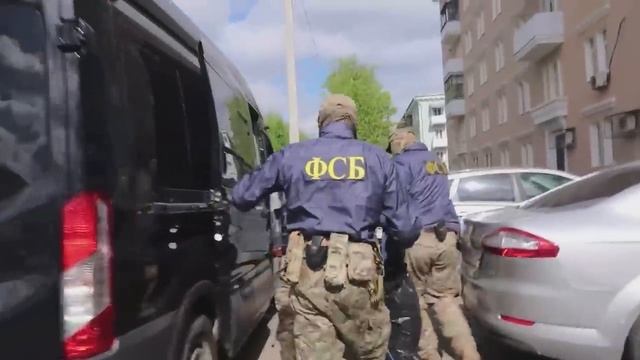 Оперативная съёмка ФСБ России - задержание за госизмену.