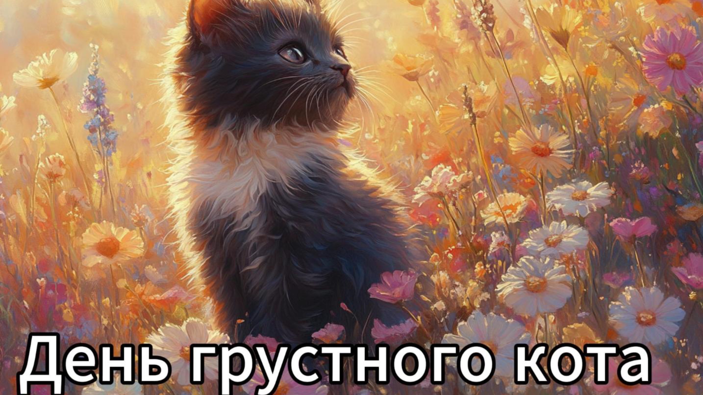 Кот грустный - День грустного кота
