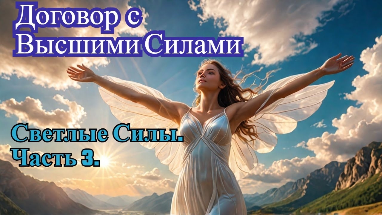 Договор с Высшими Силами. Соглашение Светлых . Часть 3