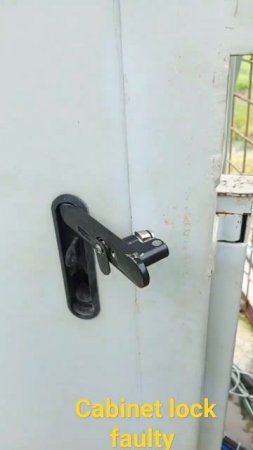 Cabinet Lock faulty#lock