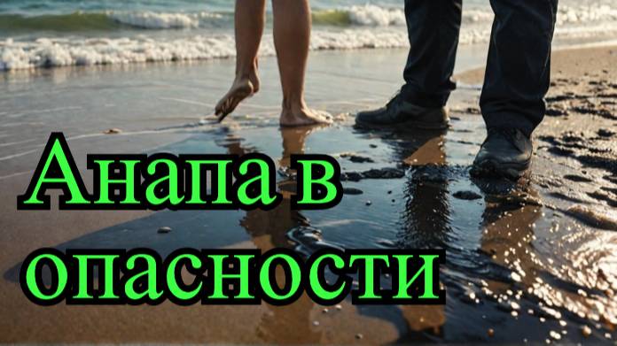 Ужас: Нефтяное пятно в Анапе Экологическая катастрофа на курорте.