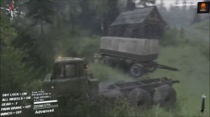 Spintires I Les2 aka Forest 2 I Map Mod I Gaz 34 "Опытный" 1964-1968 гг I PC Gameplay