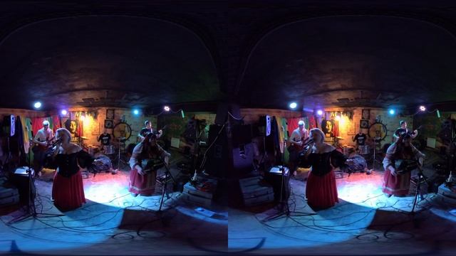Концерт  группы "Яга" в Пират баре  (5.7k 180°  3D видео)