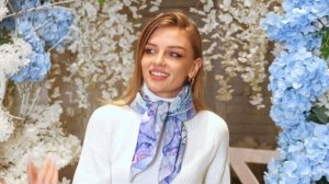 Платок шелковый (крепдешин) "10955", 10955-11, 65х65 см #platki #beautiful #scarf #fashion #art