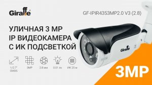 Уличная IP видеокамера GF-IPIR4353MP2.0 V3 (2.8)