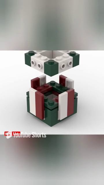 Как построить коробку подарка из лего? #lego #tutorial #bricklady #shorts #ny