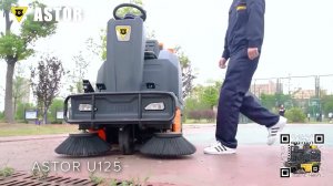 Подметальная машина ASTOR U125 в работе #astor #astorpro #чистовместе
