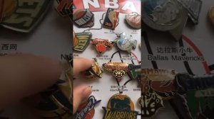Моя коллекция значков команд NBA,2 конференции и сам значок NBA