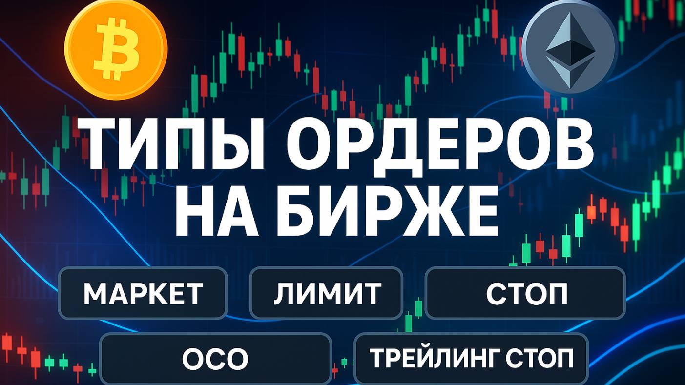 Типы ордеров за 5 минут.