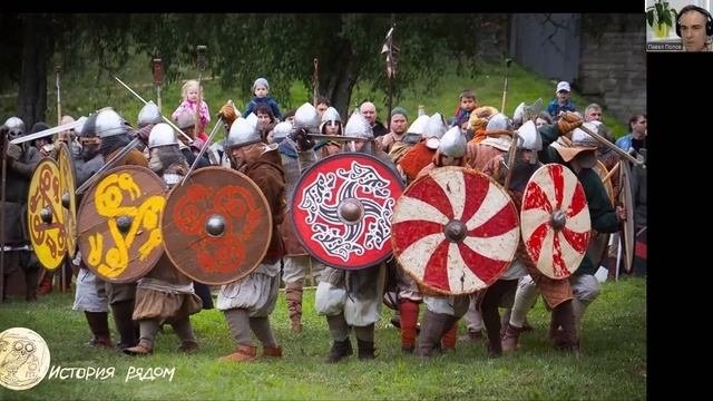 Построение в круг в сражении викингов