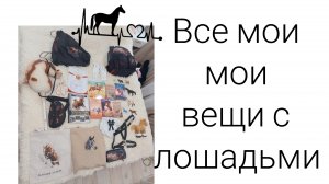 ♤ Все мои вещи с лошадьми ♤ [32 штуки ]