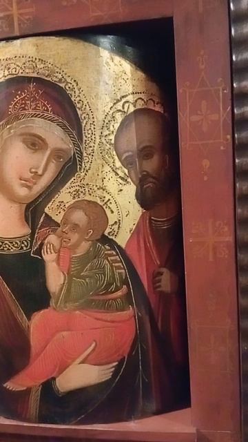 Богоматерь Галактотрофуса. (Млекопитательница.) Вторая аоловина XVII века. Критский мастер.
