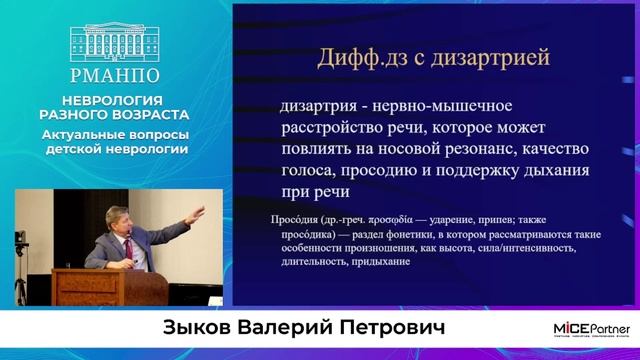 Зыков В.П. «Нарушения развития речи»
