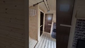 Баня квадро "Хаус" 6 метров с пластиковой дверью купить в Балахне.
