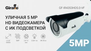 Уличная HD ТВ камера GF-IR4353HD5.0-VF