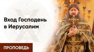 Вход Господень в Иерусалим 13.04.2025. Протоиерей Борис Потапов.