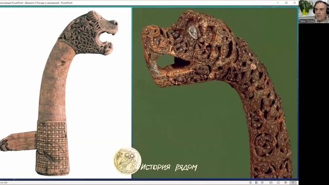 Резные головы драконов на драккарах викингов 1