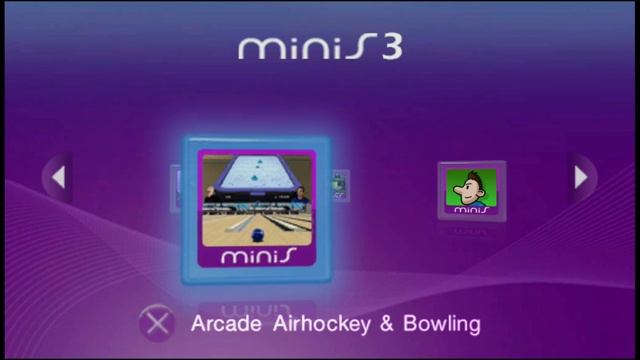 Mega Minis Volume 3 PSP PAL EU Minis Disc Menu (UCES-01504)