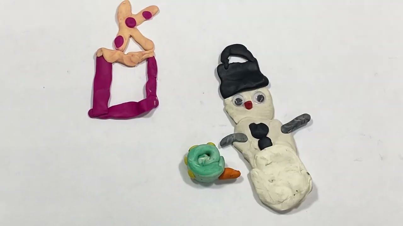 Пластилиновый этюд группы Дружный мир