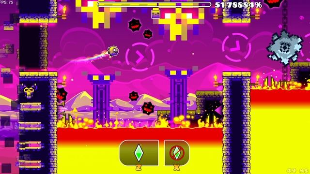 ИГРАЕМ В МУЛЬТИПЛЕЕРЕ В GEOMETRY DASH А ЕЩЕ ПРОХОДИМ DASH DESTROYER