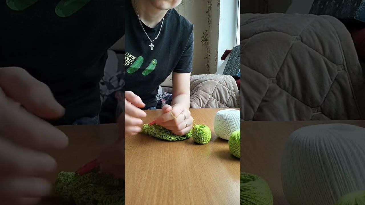 Вяжу кружевную салфетку в подарок. Часть 1. | #вязание #крючком #кружевокрючком