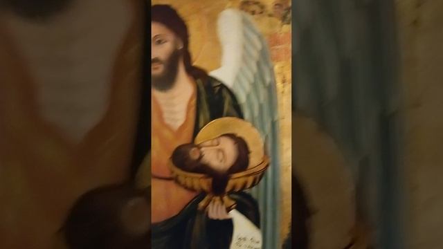 Преподобный Онисим. Святитель Афанасий Великий. Балканы. Конец XVIII века.