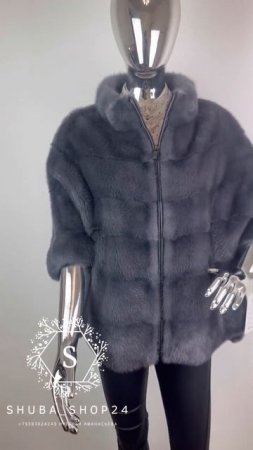✨Норковое Пончо на молнии Люкс 39990₽