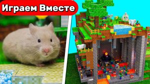 Майнкрафт лабиринт с ловушками для Умного Хомяка 🐹 Весёлые испытания