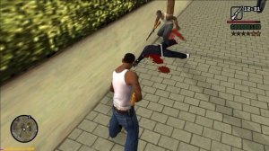 GTA San Andreas - CJ vs Ballas
