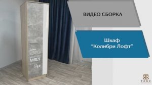 Подростковая Колибри-Лофт. Шкаф видеосборка