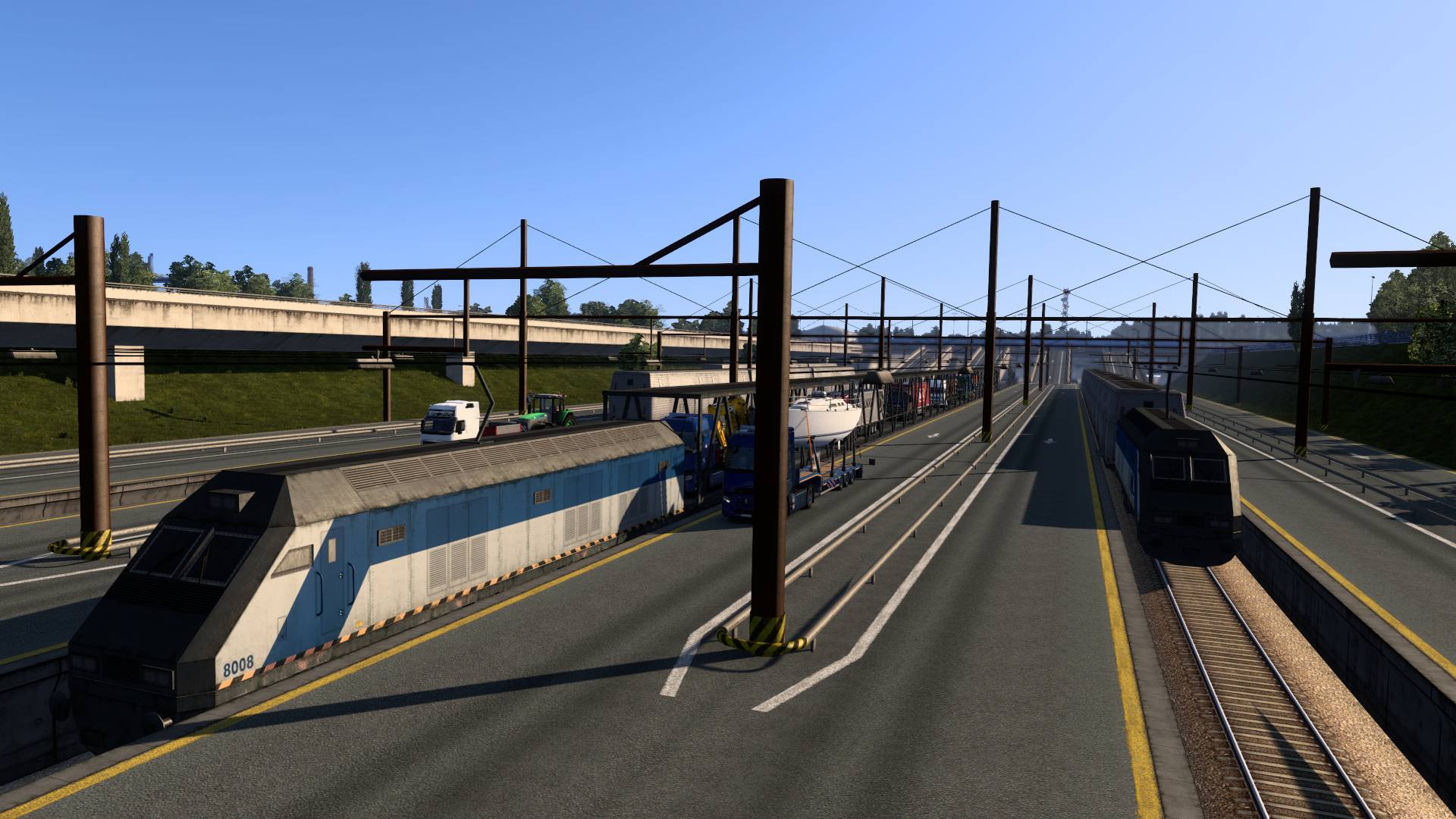 ETS 2 : Не люблю я ездить ночью и тем более в Англии