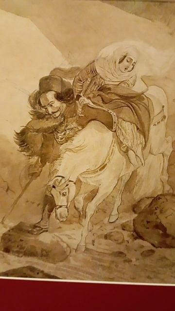 Рисунки Карла Брюллова на восточные темы.