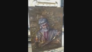 "Травник". Процесс написания картины в одной минуте