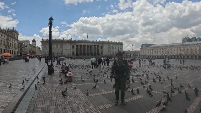Колумбия.Богота.Площадь Боливара