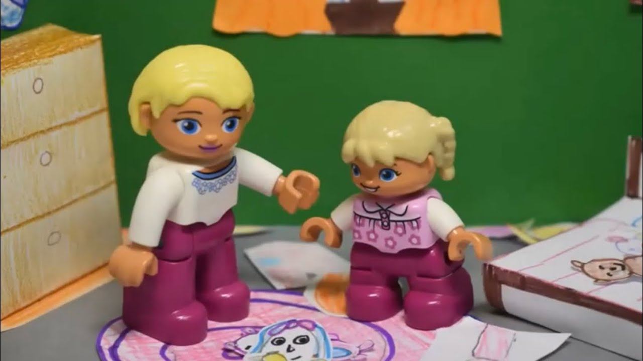 Как катя научилась слушать маму / Лего - анимация