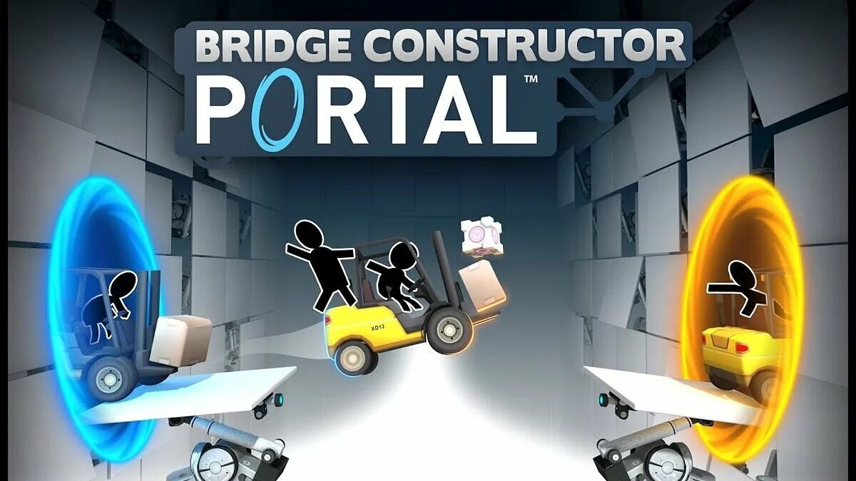 Прохожедние Bridge Constructor Portal #6