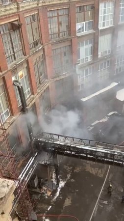 Электрозавод опять горит,  здание МЭЛЗ, с продолжающейся арендой
