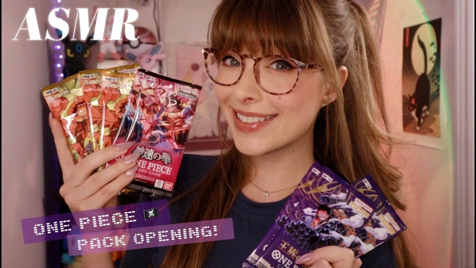 [Rainessa ASMR] 🏴☠️ One Piece Trading Cards Whispered Opening! Relax & Sleep Well Tonight! 💤