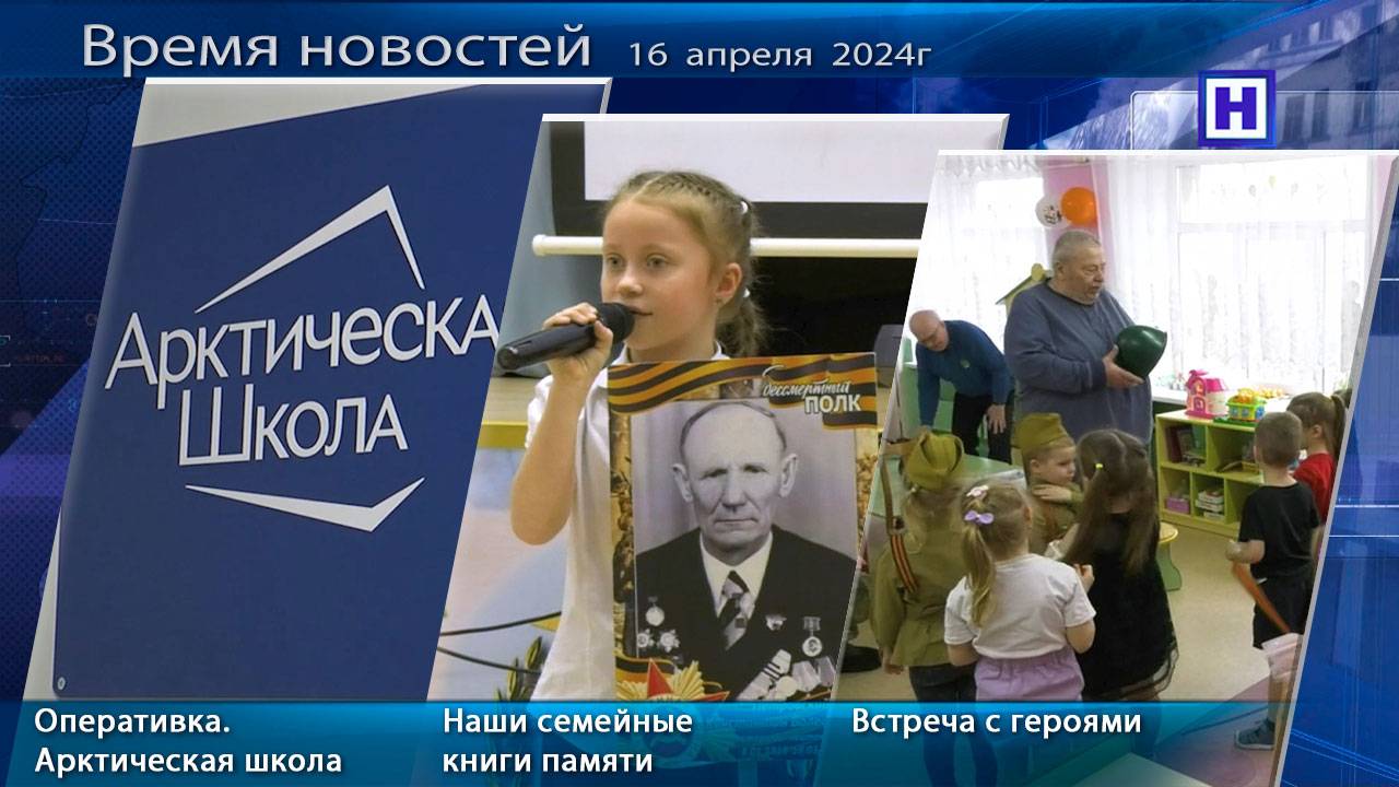 Программа «Время новостей» 16 апреля 2025г