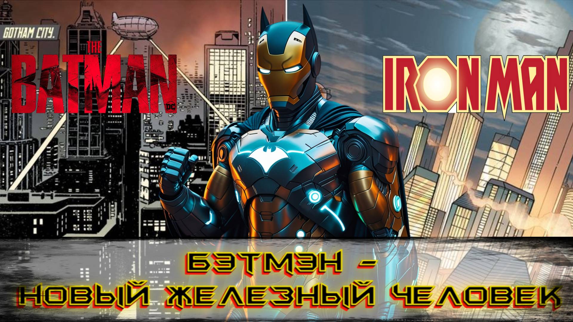 Официально! Бэтмэн стал железный человеком!