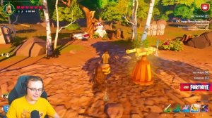 Encontrei uma NAVE do STAR WARS no LEGO FORTNITE