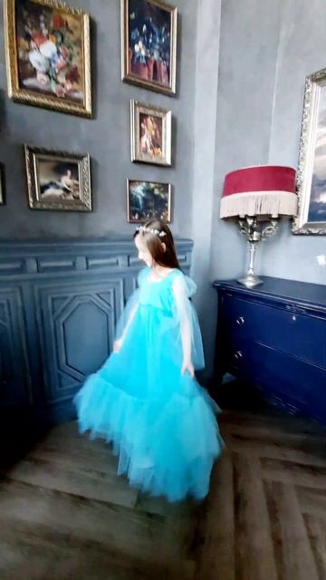 Детское платье из фатина новый силуэт #girldress