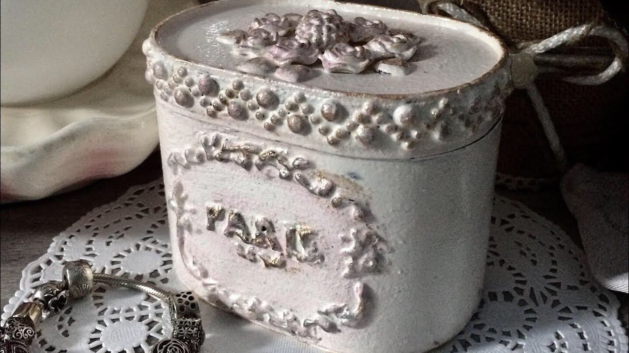 Фикс прайс переделка | Винтажная шкатулка | декупаж