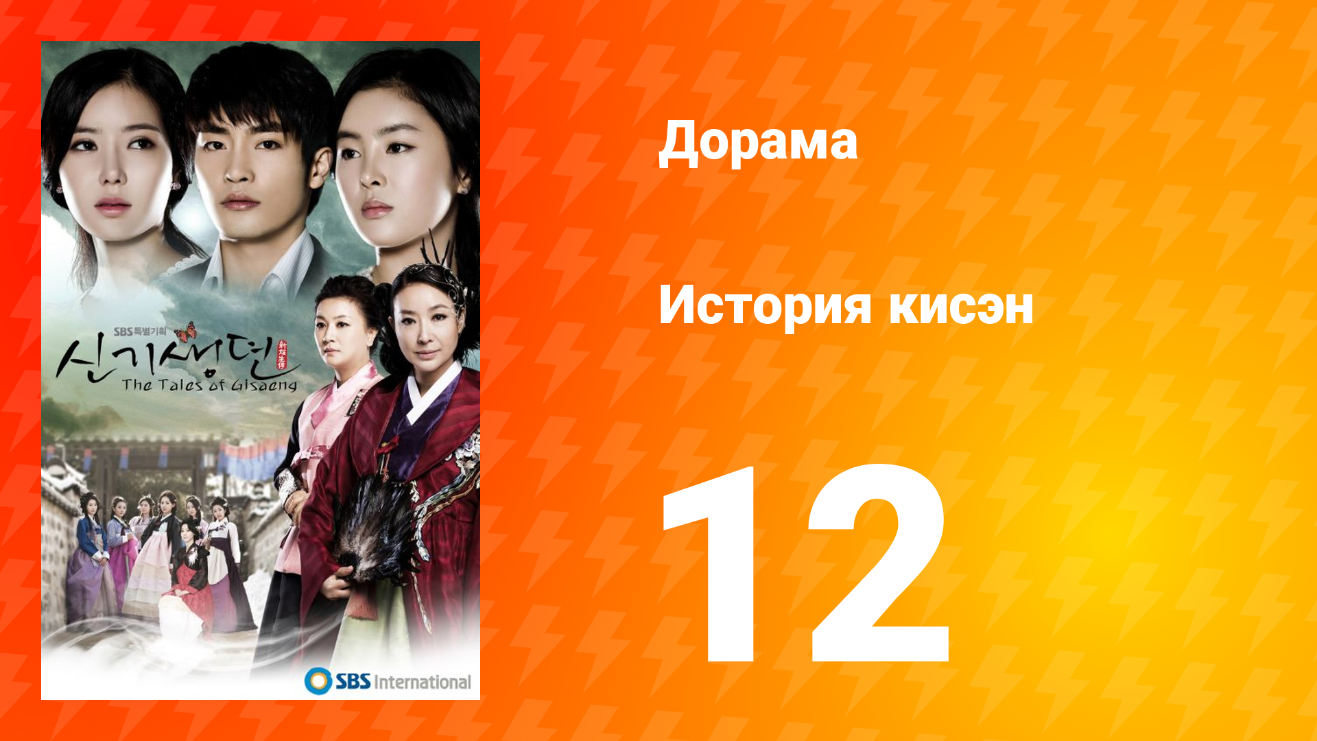История Кисэн 1 сезон 12 серия