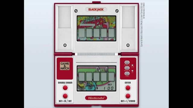 Game & Watch: Black Jack (1985) Nintendo