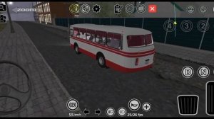 поездка на автобусе ЛАЗ 695H 1990 в Proton Bus Simulator