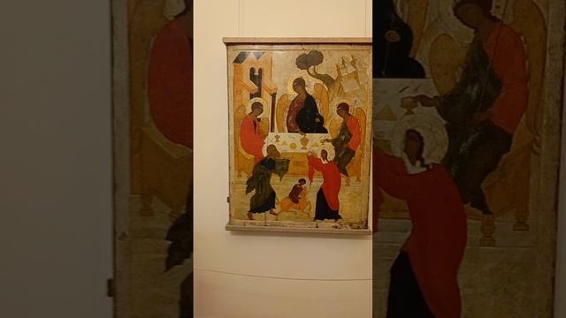 Ветхозаветная Троица. Середина XVI века. Новгород.